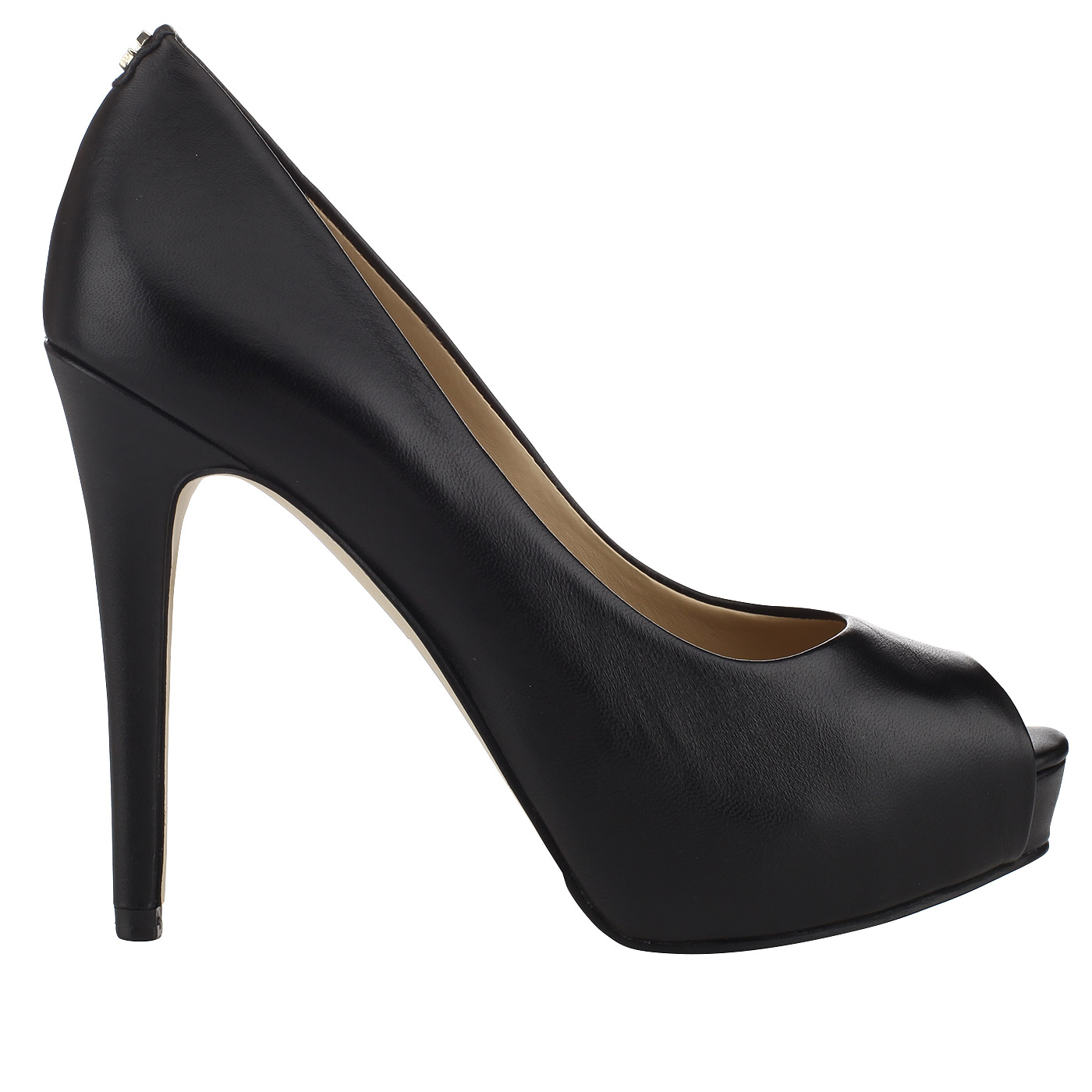 Черные кожаные туфли с открытым носом Guess Hadie9 FLHA91 LEA07_black ...