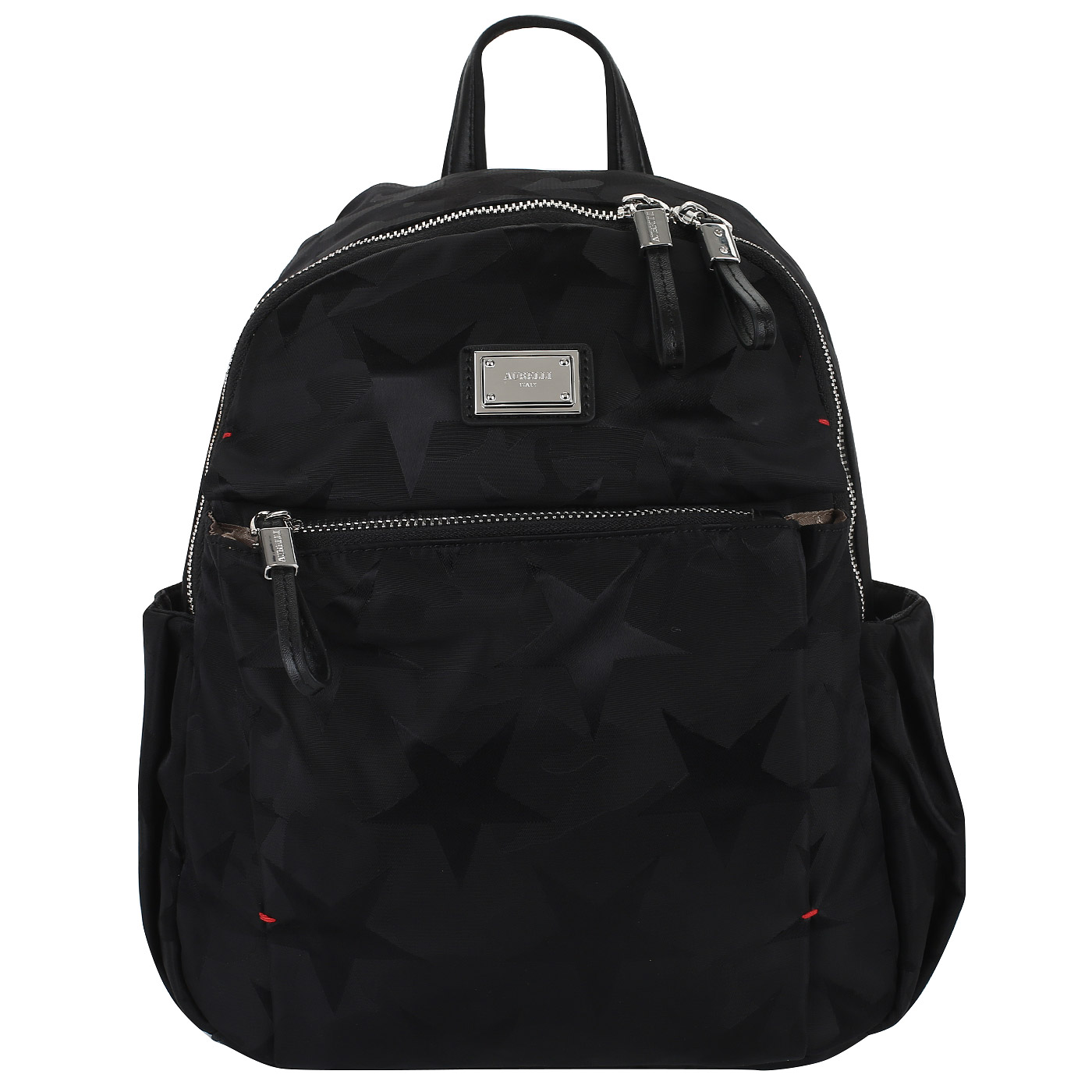 Рюкзак с внешними карманами Aurelli Nylon S19012G_stars/nero ...