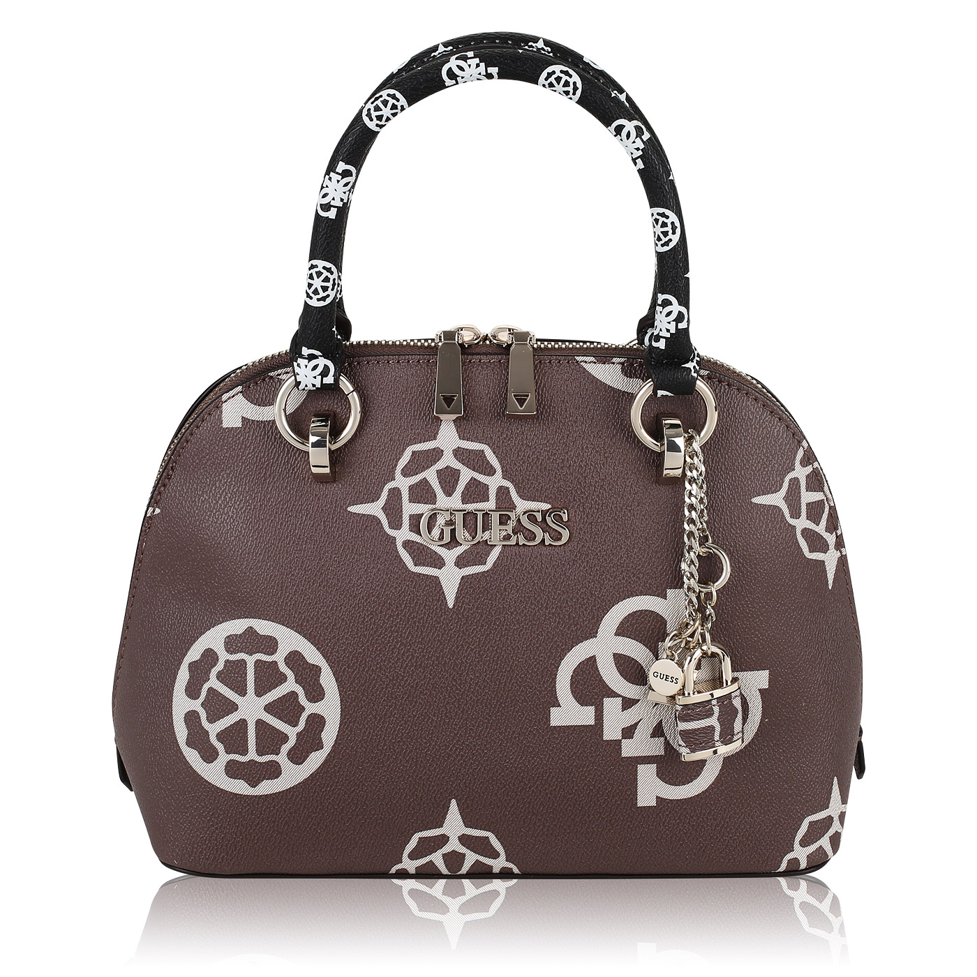 Серо-коричневая сумка Guess South bay HWSG77 52050_taupe multi ...