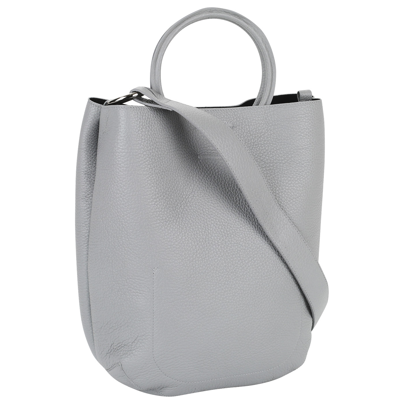 Сумка с металлическими ручками Chatte CA369D_light grey - 2000558046275 ...