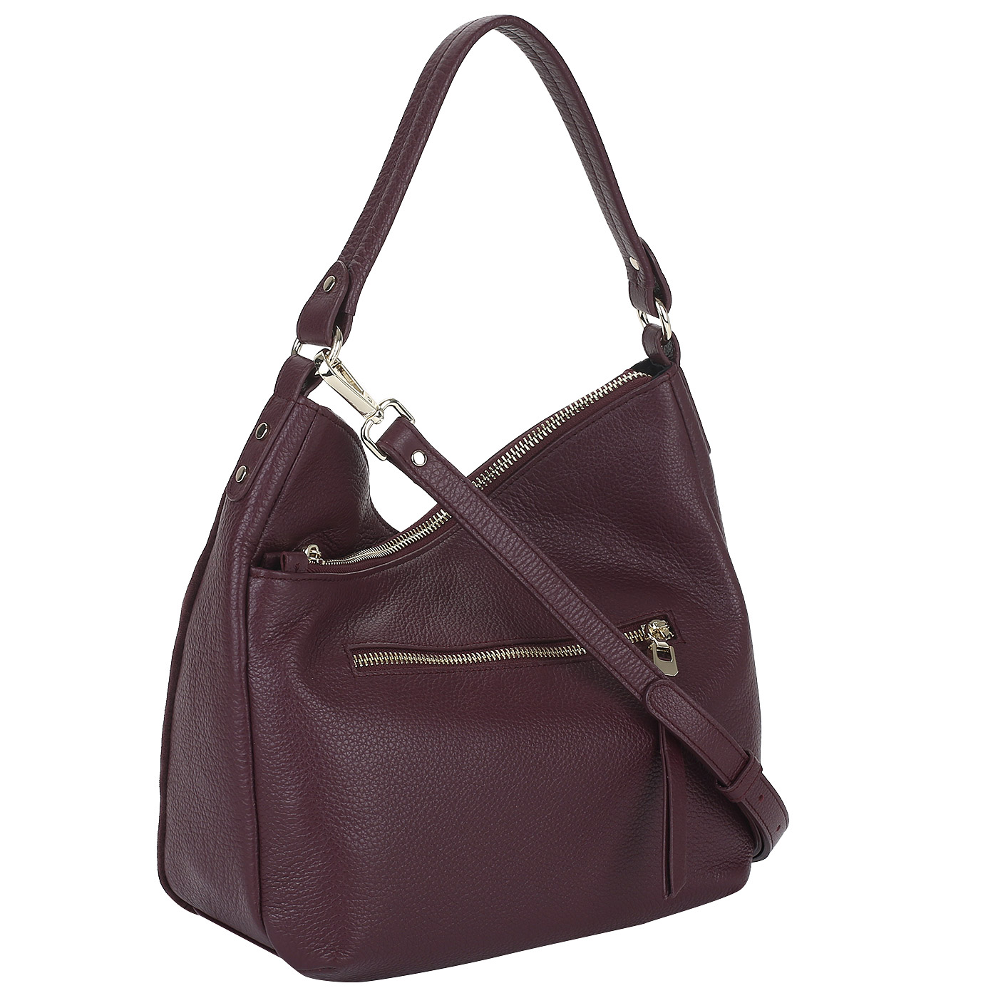 Сумка Aurelli Suede 19S0099-10G-bordo - 2000558055154 бордовый ...