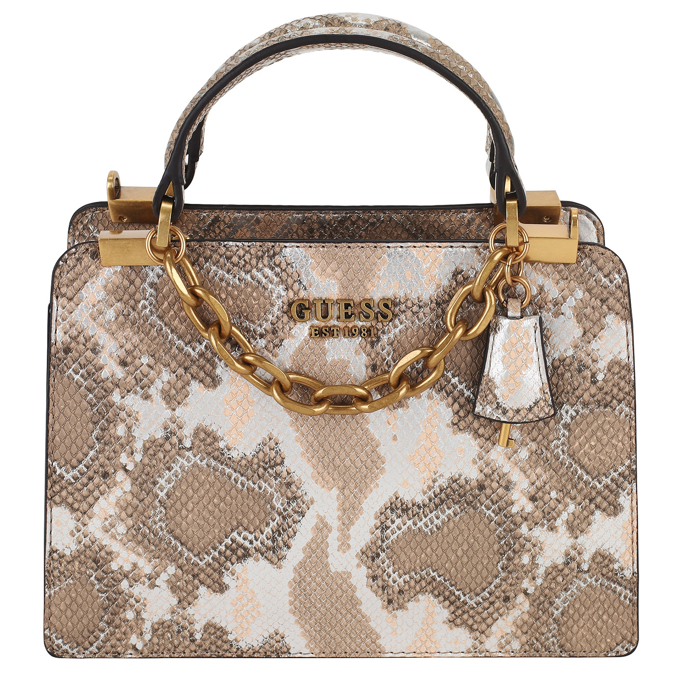 Сумка с цепочкой Guess Kristle HWKB85 48760_natural snake_pc ...