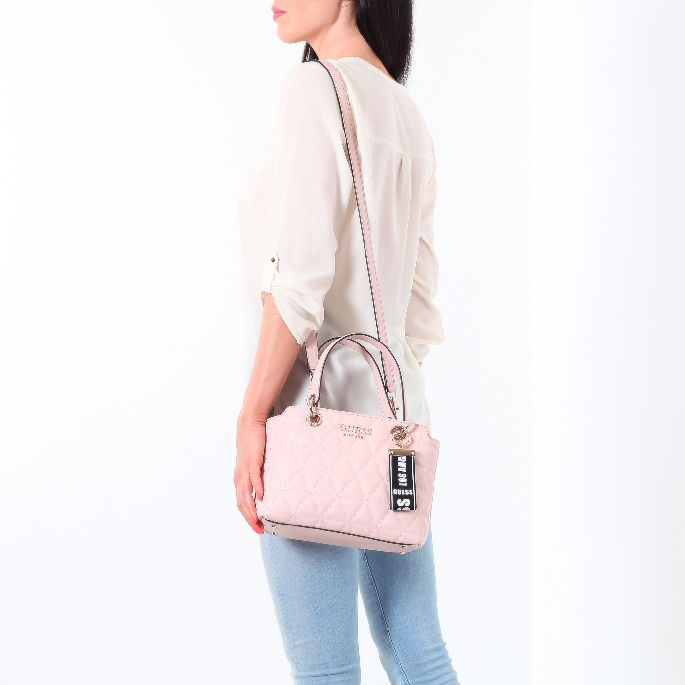 Розовая сумочка Guess Laiken HWVG74 07050_blush - 2000558030830 розовый ...
