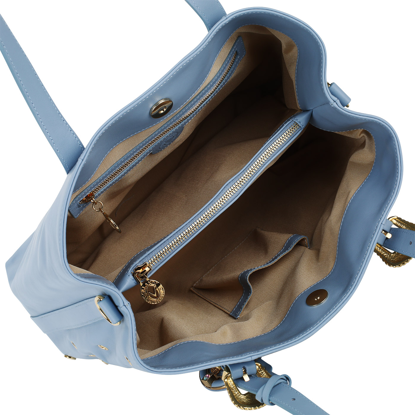 Женская кожаная сумка с длинными ручками Valentino Orlandi Western ...