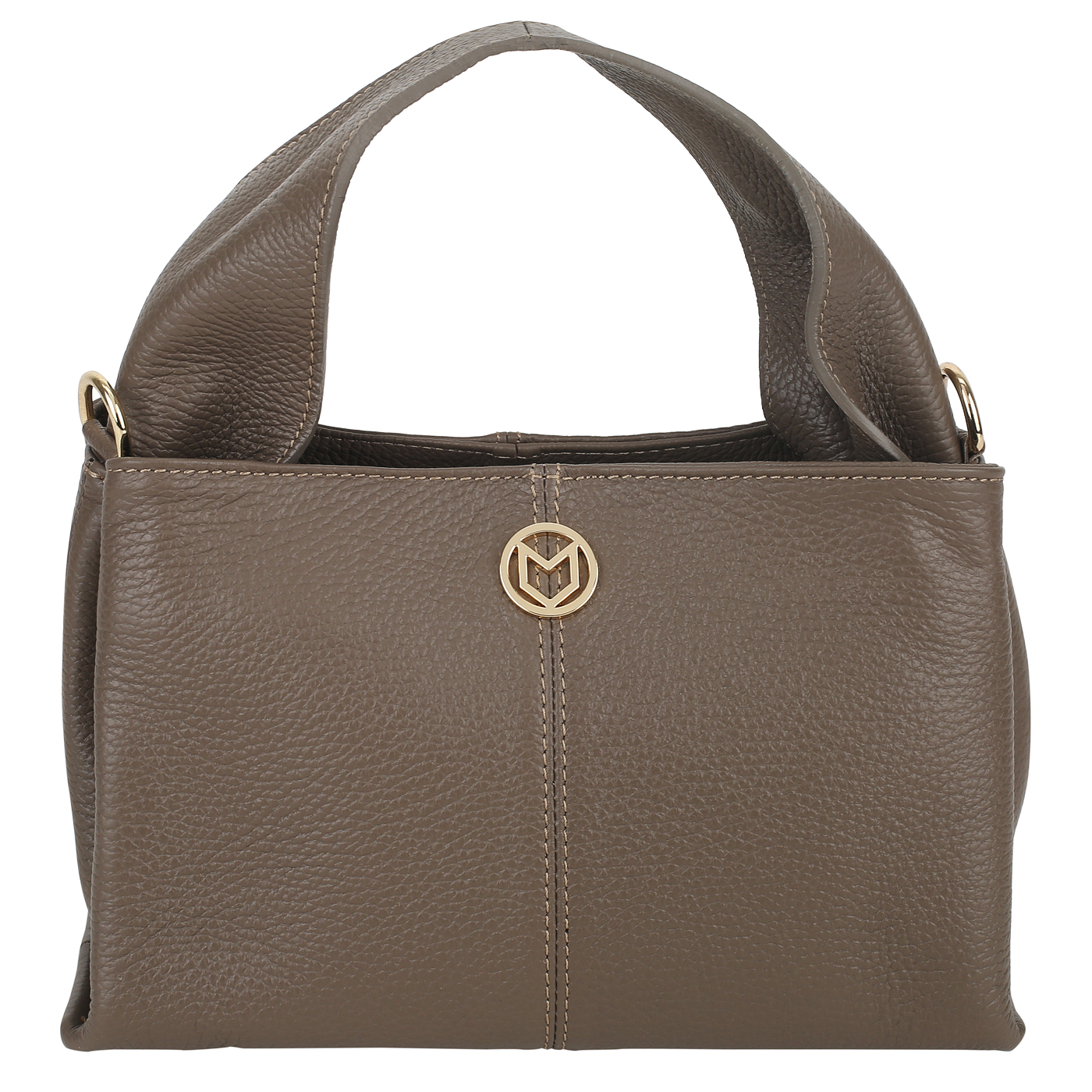 Кожаная сумка Marina Volpe Sarah MV-J711_taupe_pc - 2000558509213 ...