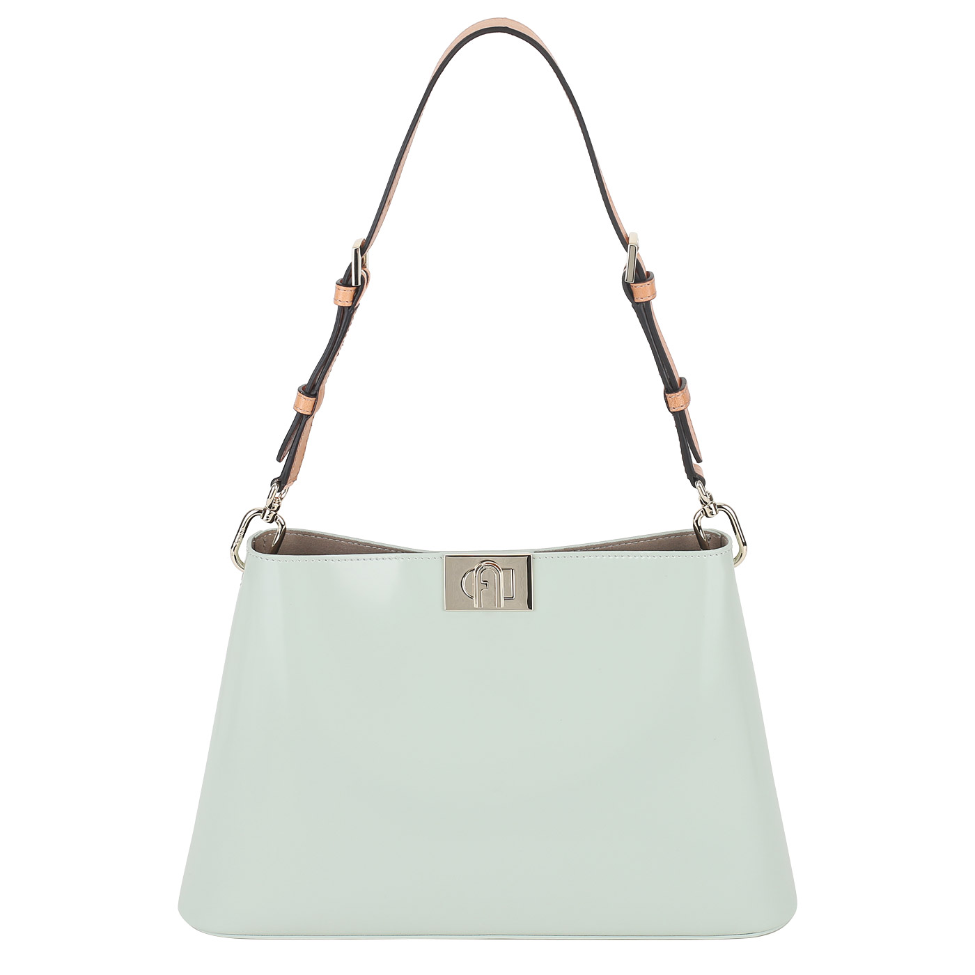 Кожаная сумка Furla Fleur WB00665_felce_pc - 2000558496094 зеленый ...