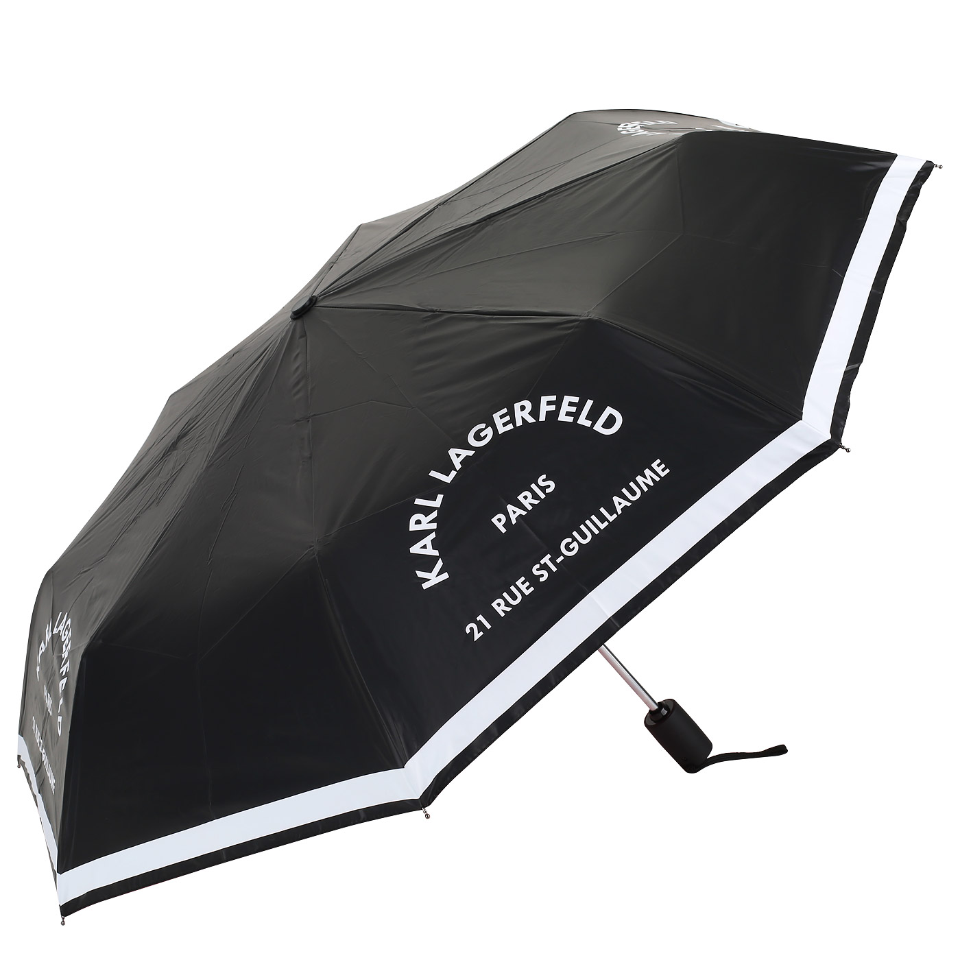 Зонт в три сложения Karl Lagerfeld 240W3897/999_pc - 2000558627818 ...